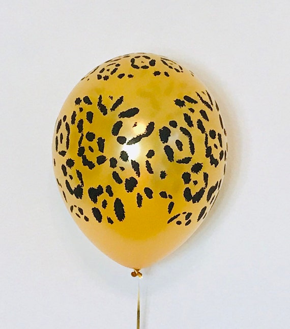 Leopard Print Latex, Leopard Print Balloon, Animal Print Balloon Wild ...