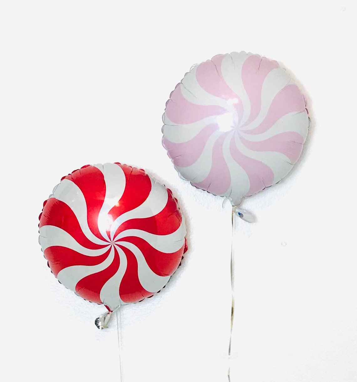 Peppermint Balloons Candy Swirl Balloons Candy Balloons | Etsy