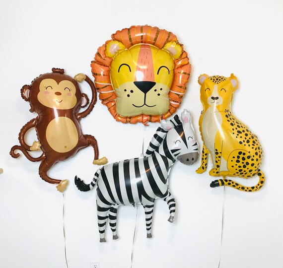 Safari Animal Balloons, Wild and Three, Two Wild Birthday, Party ...