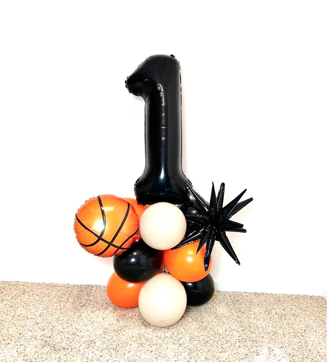 Basketball Rookie Year 1st Birthday Hoops Party Sports Birthday MVP ...
