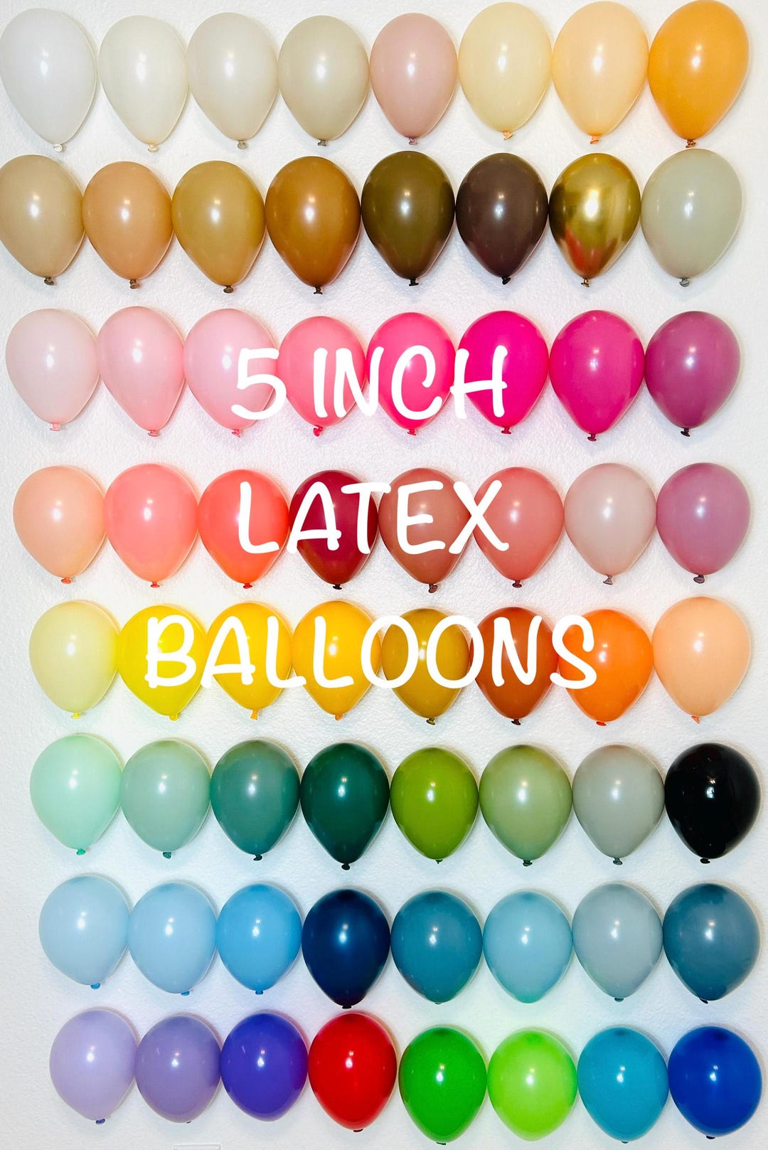 5 INCH Balloons 10/pkg Latex Balloon Small Latex Balloons Tiny Air Fill ...