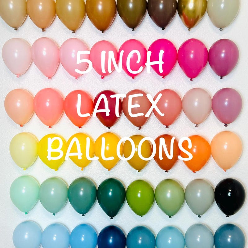 3 Inch Round Balloons - Etsy