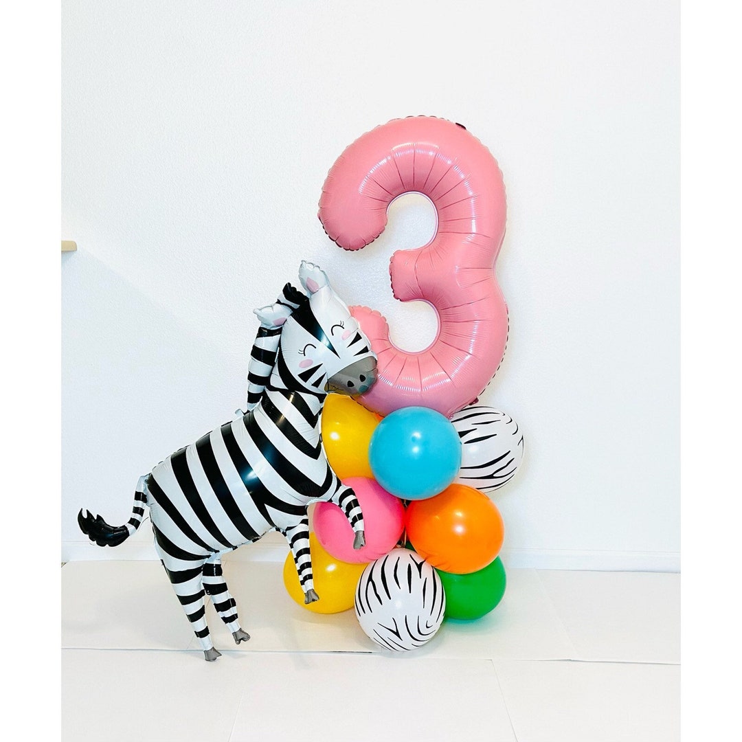 Party Animal Balloons, Zebra Balloon, Party Animal, Party Animal ...