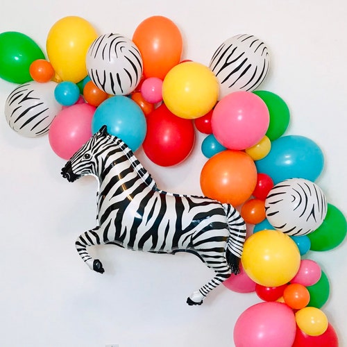 Zebra Balloon Zebra Themed Party Zebra Party 42 | Etsy