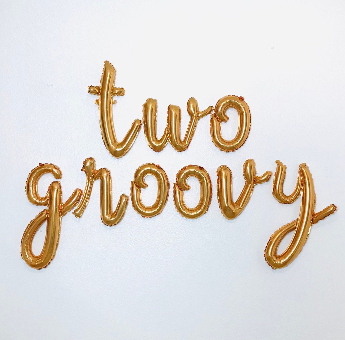 Two Groovy Balloon Two Groovy Banner Two Groovy Birthday - Etsy