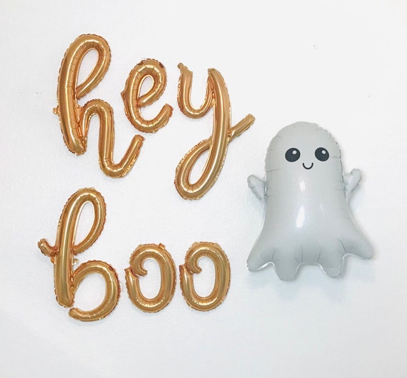 Hey Boo Balloon, Hey Boo, Groovy Halloween, Hippie Halloween, Hey Boo ...