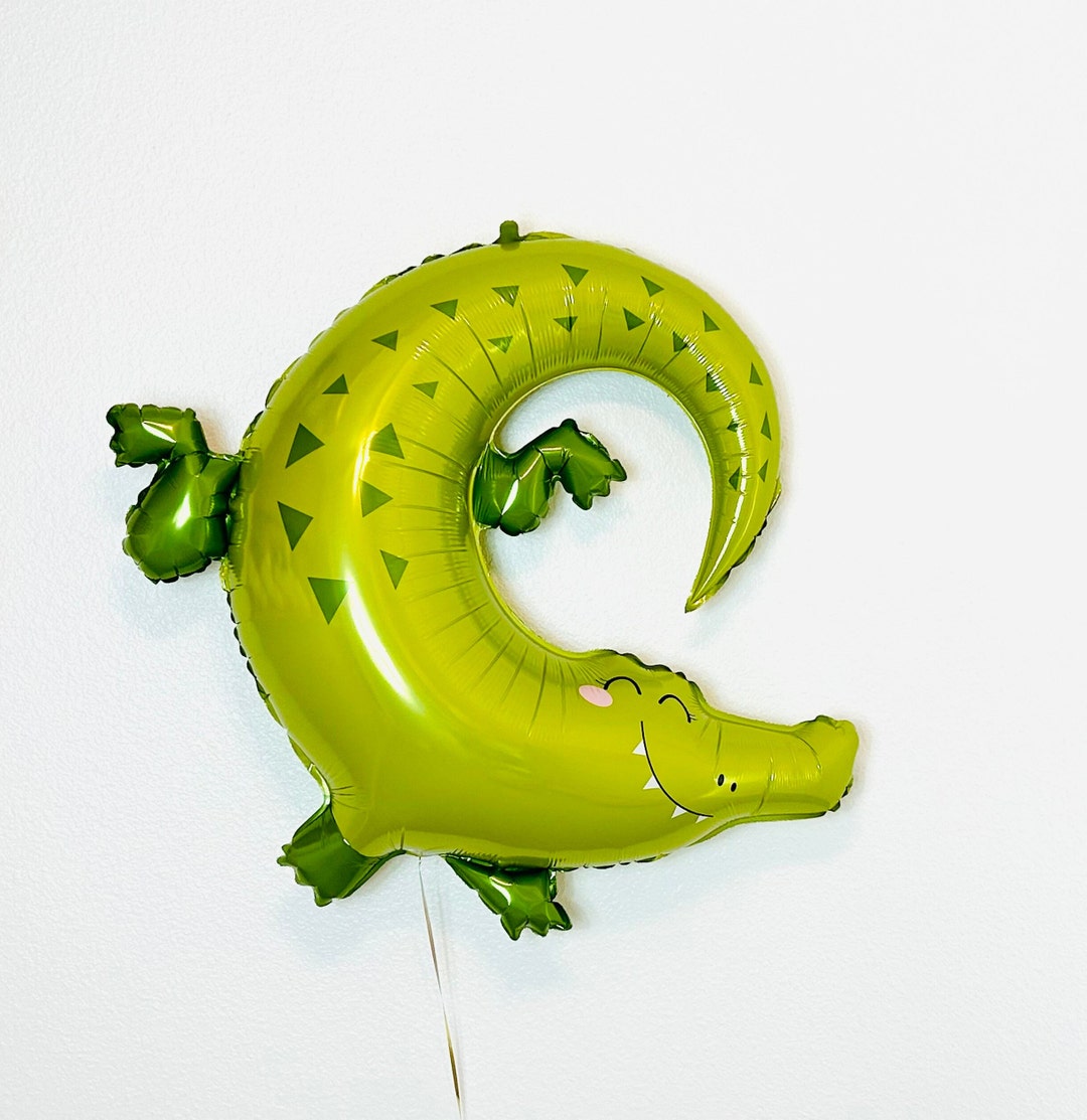 Alligator Balloons Jungle Party Jungle Balloons Alligator - Etsy