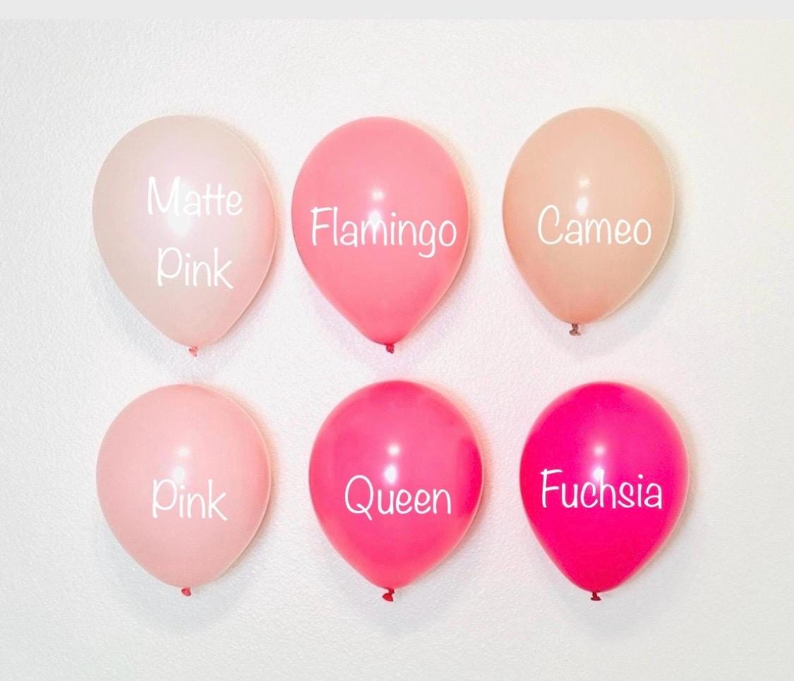 PINK Balloons Pretty in Pink Balloons Pink Wedding Pink Shower Pink ...