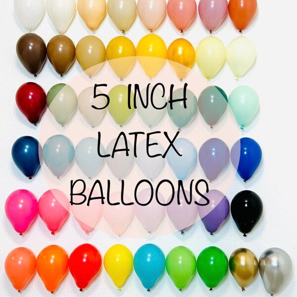 5 Inch Balloons - Etsy