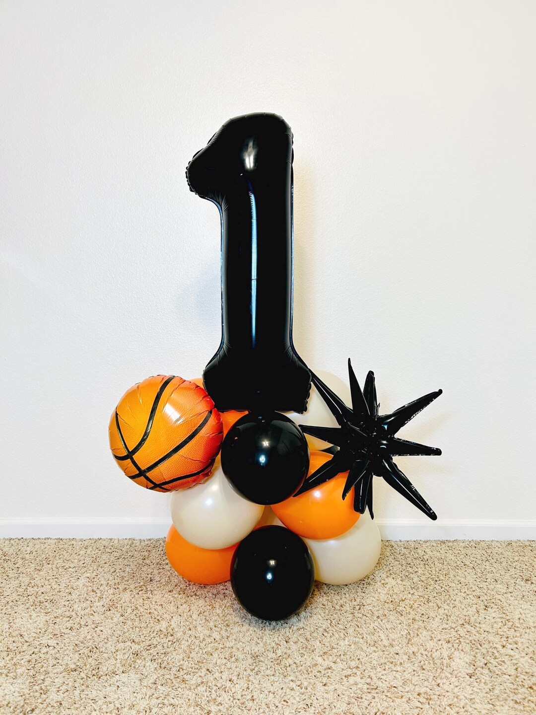 Basketball Rookie Year 1st Birthday Hoops Party Sports Birthday MVP ...
