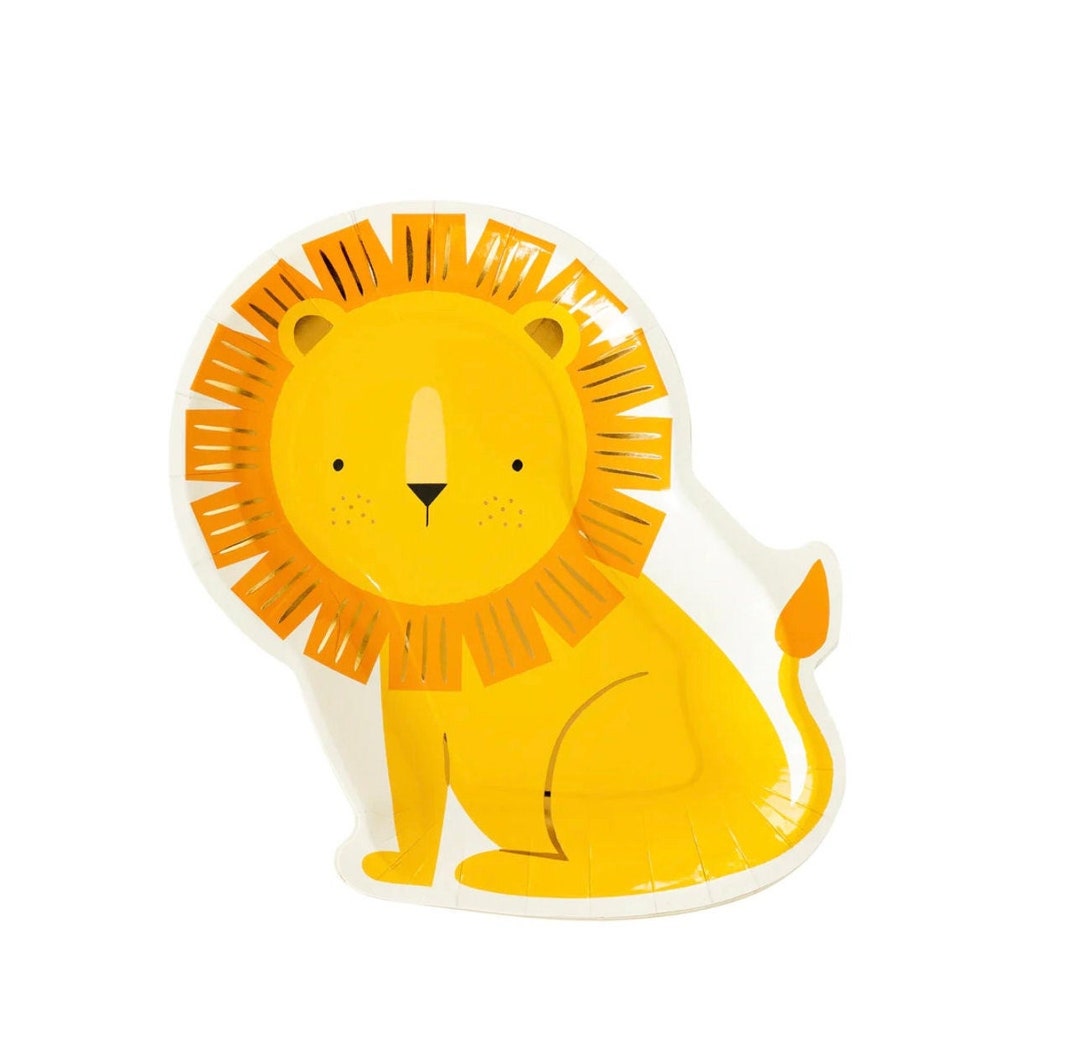 Safari Plates Lion Plates Safari Birthday Two Wild Wild One Wild and ...