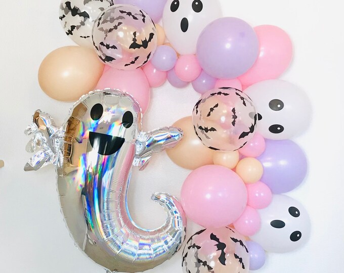 Halloween Balloon Garland Pink Halloween Pink Halloween - Etsy