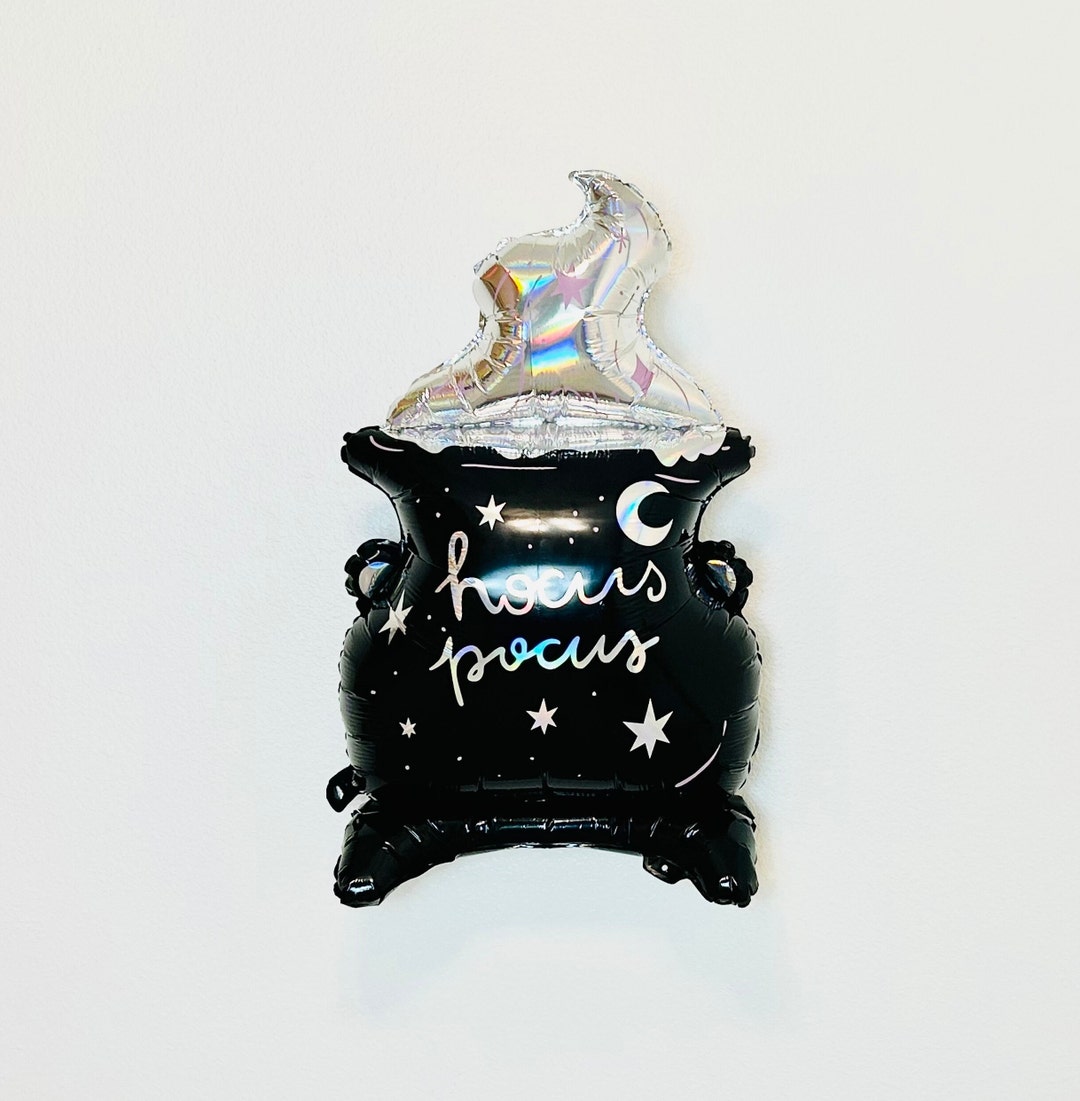 Standing Cauldron Balloon Kids Halloween Party Witch Birthday Spooky ...