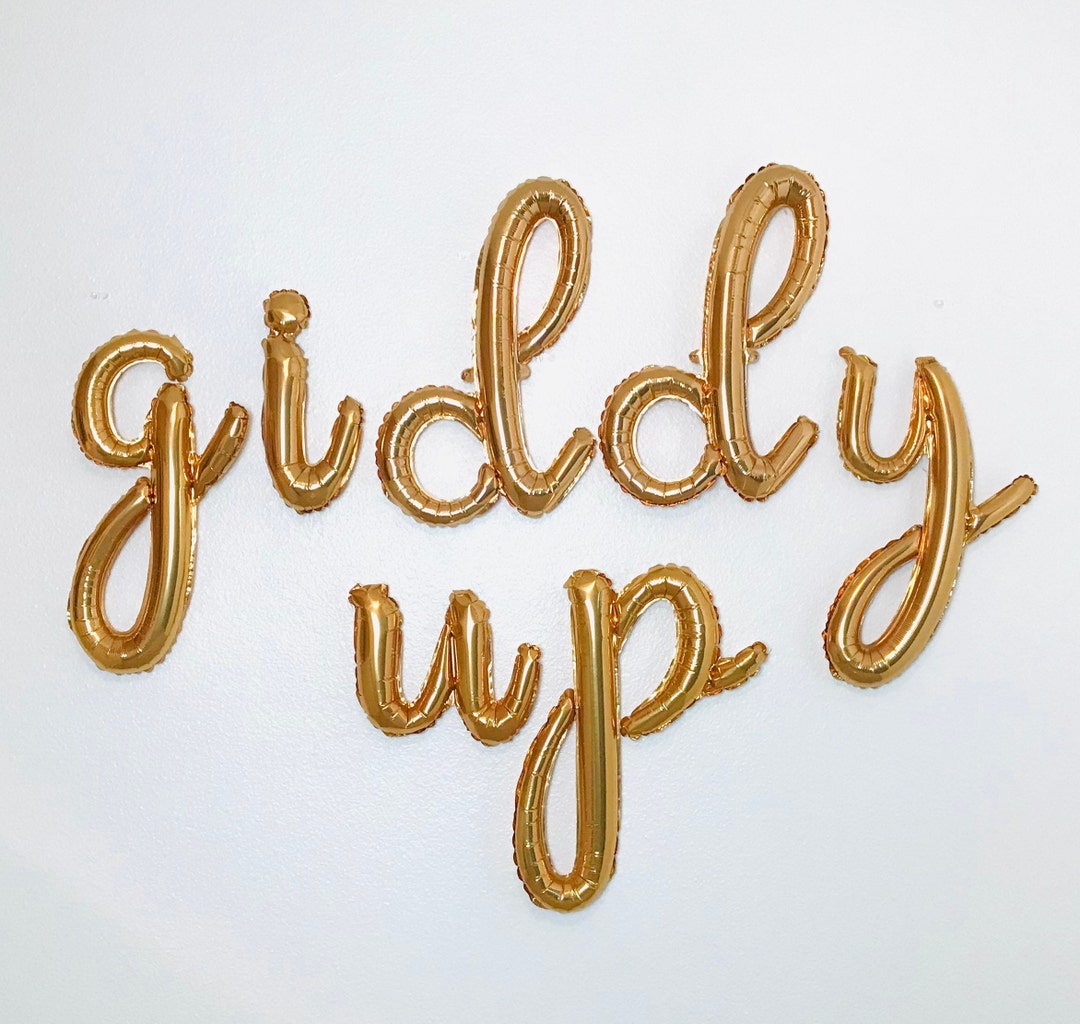 Giddy Up, Giddy up Banner, Last Rodeo, Farm Party Cowboy Birthday ...