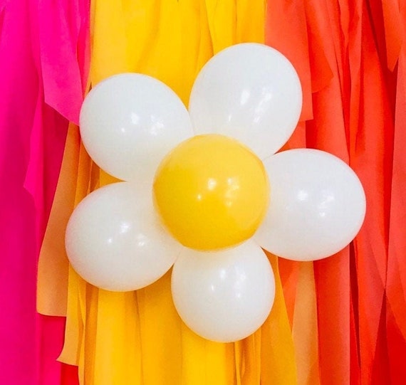 Daisy Balloon Daisy Flower Balloon Daisy Balloon Kit Daisy - Etsy