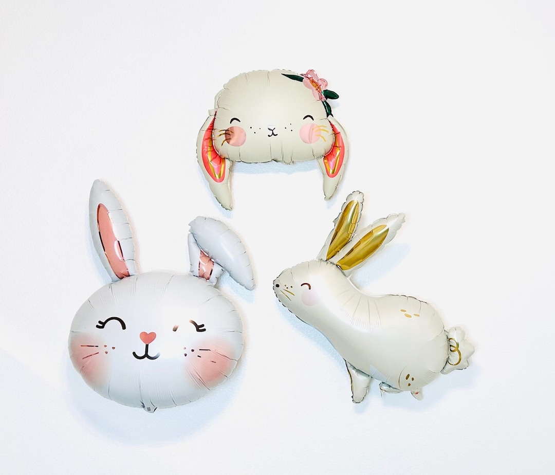 Bunny Balloon, Somebunny is 1, Bunny Shape Balloon, Easter Balloon ...