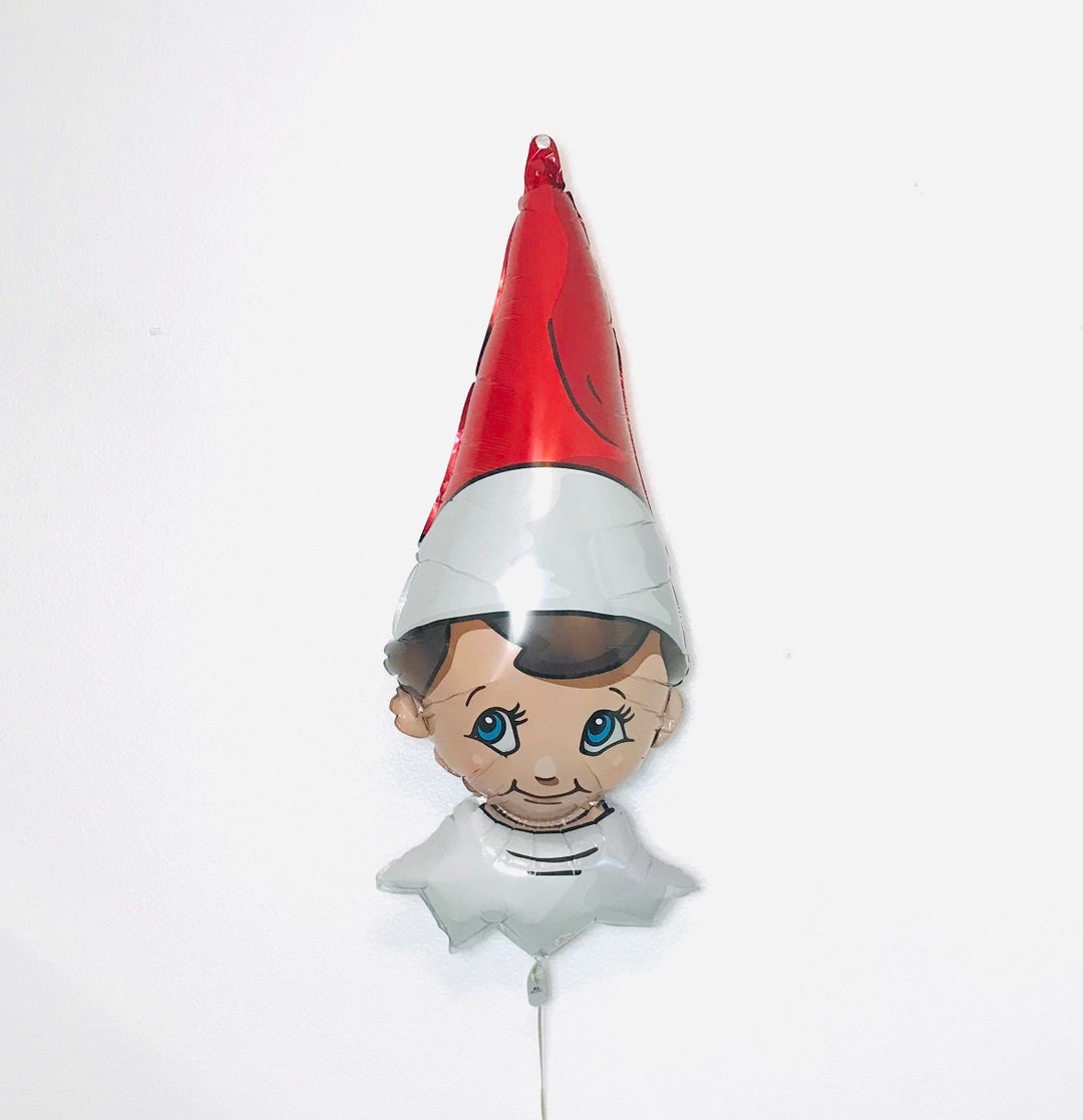 Elf Shape Balloon Elf Balloon Elf Party Holiday Balloons - Etsy