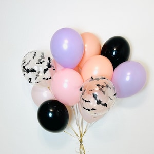 Pink Halloween Balloons Pastel Halloween Two Spooky Birthday Pink ...