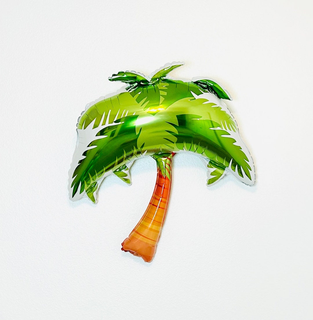 Palm Tree Balloon the Big One Birthday Tropical Balloon Surf Birthday ...
