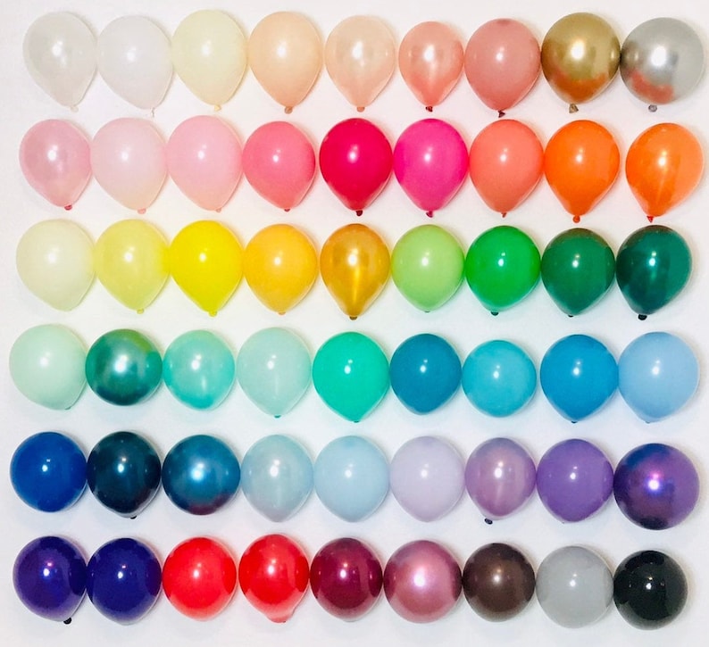 5 Inch 10/Pkg Latex Balloon Small Latex Balloons Tiny Balloons | Etsy