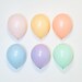MATTE PASTEL Latex Balloons Sempertex Balloons Blue Balloon Pink ...