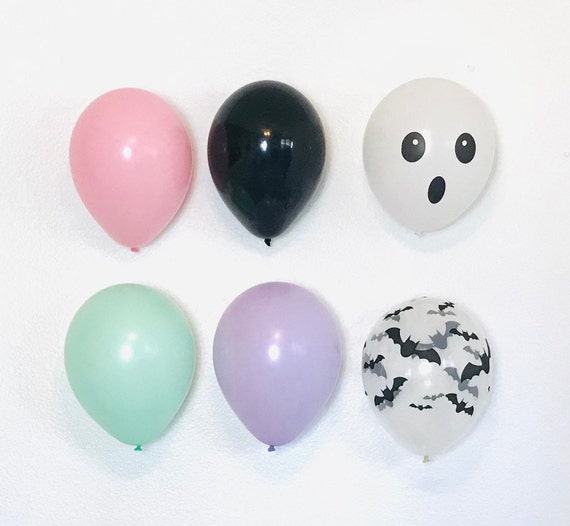 Pastel Halloween Balloons, Monster Mash Balloons, Pastel Halloween, Boo ...