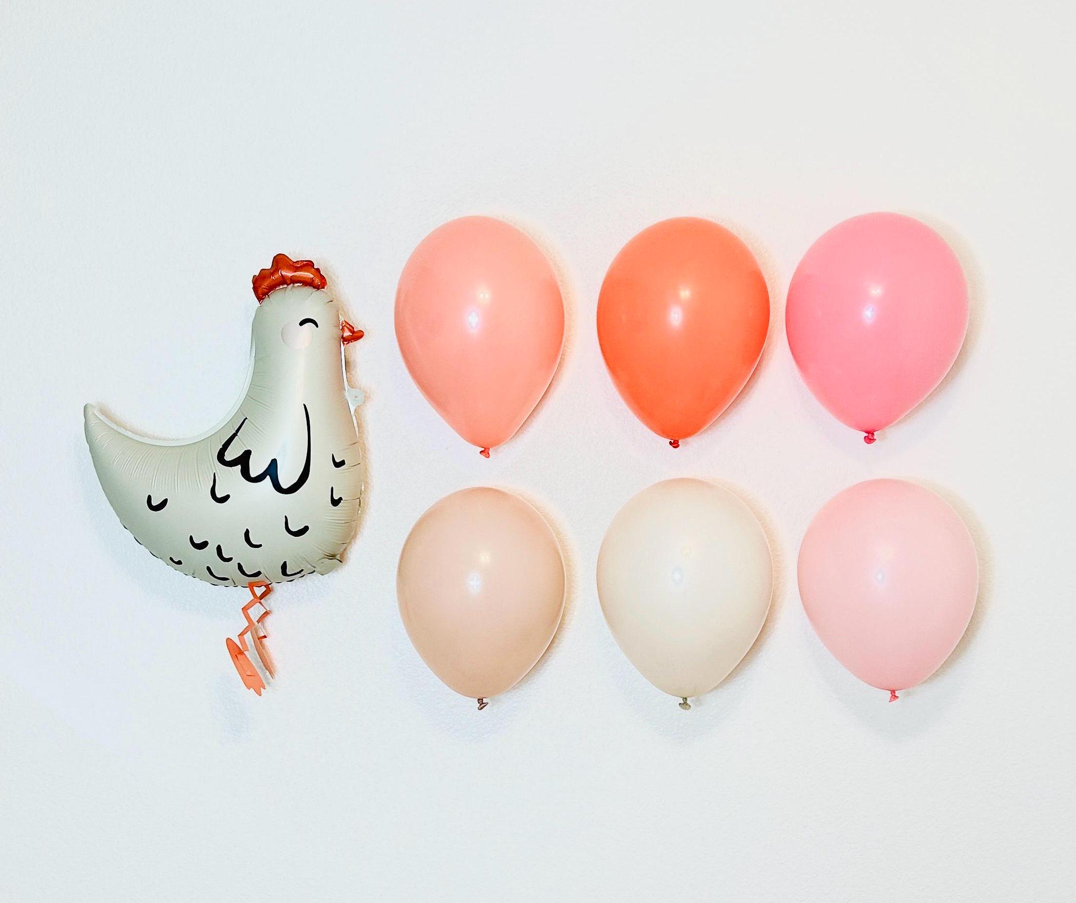 Chicken Balloon This Chick is One Farm Birthday One Cool Chick Birthday ...