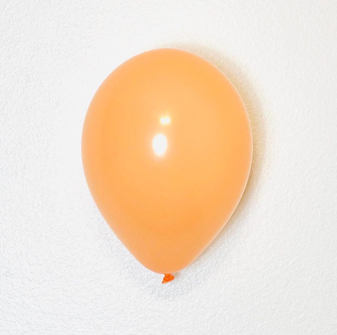 CHEEKY Balloon Tuftex Cheeky Latex Light Orange Balloon Muted Orange ...
