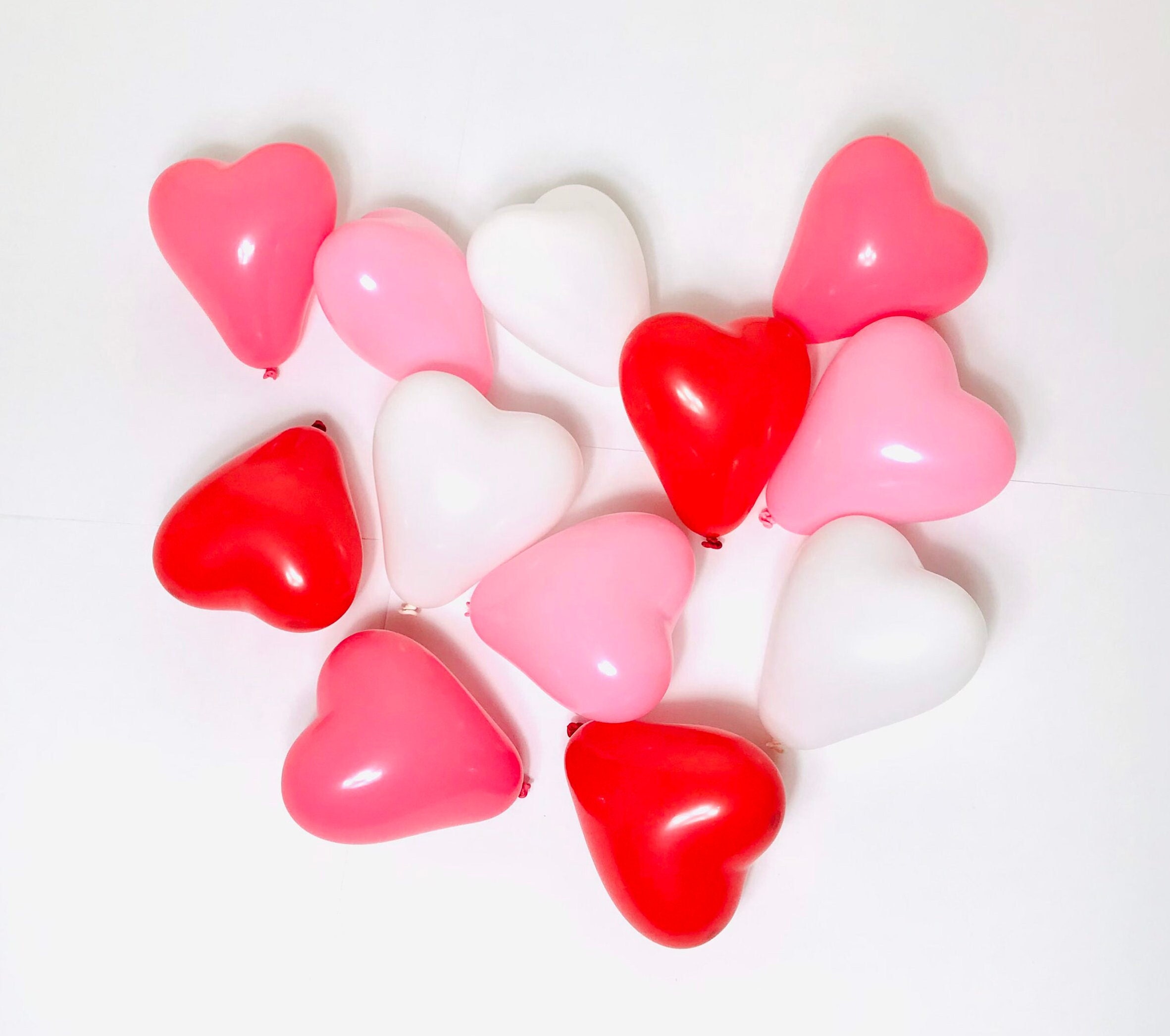 6 Inch Heart Balloons Heart Balloons Red Heart Balloons - Etsy