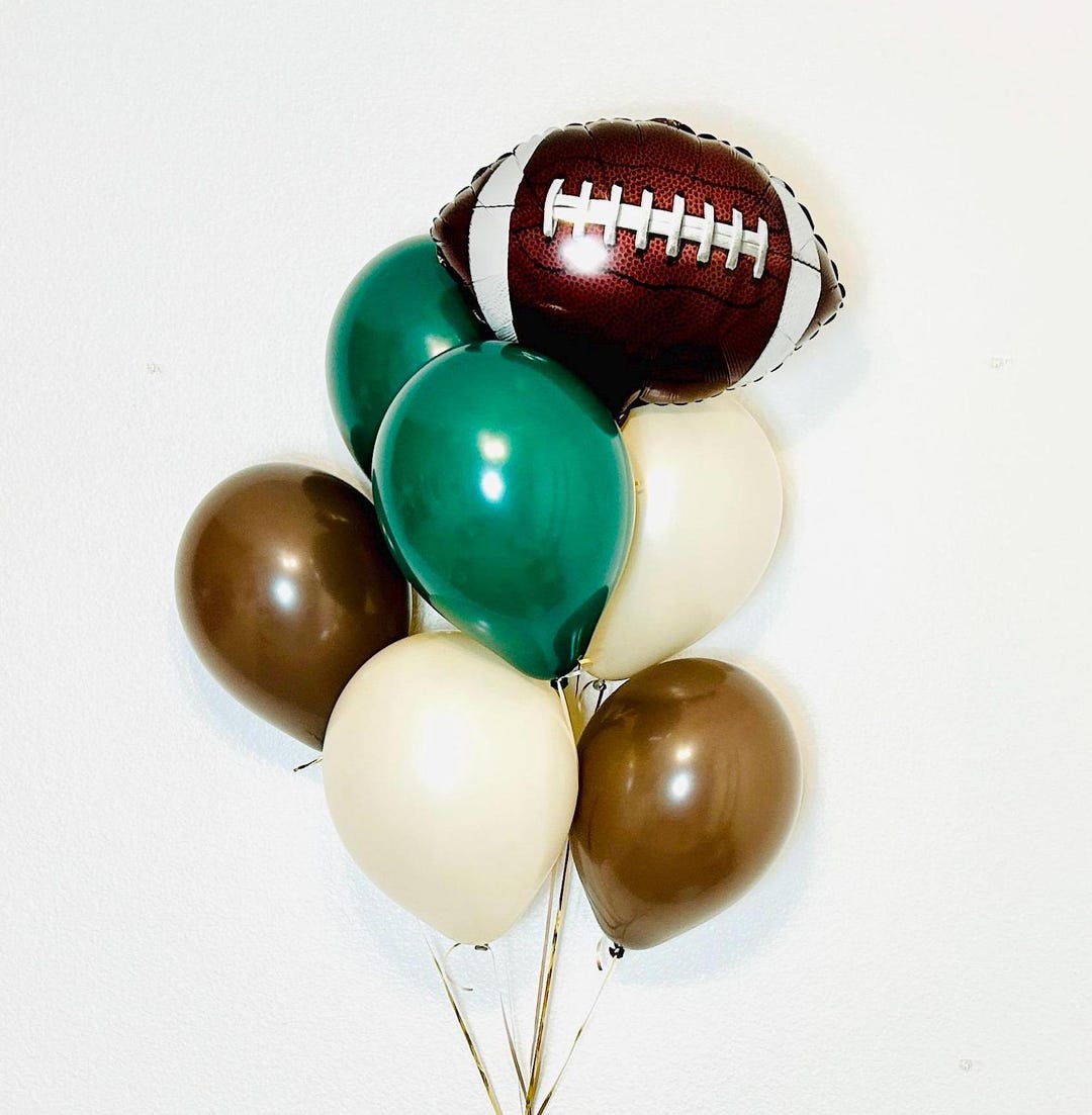 Football Balloons Rookie of the Year Birthday First Year Down Birthday ...