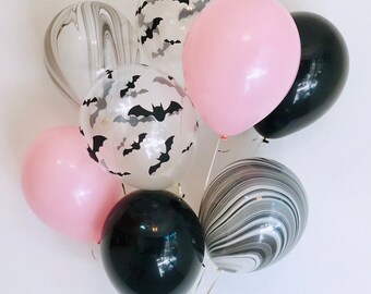 Halloween Balloon Garland Pink Halloween Pink Halloween - Etsy