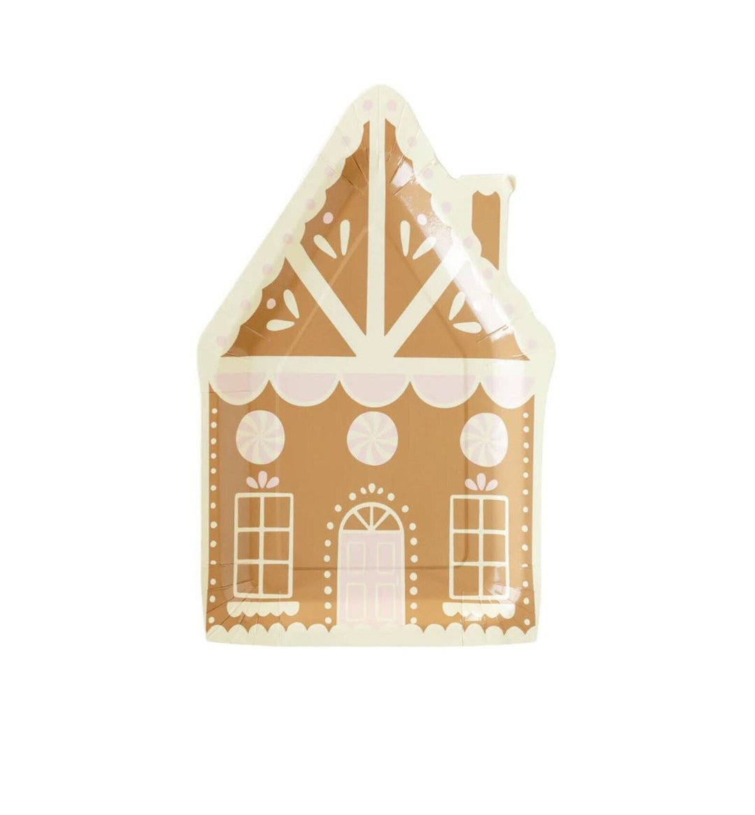 Gingerbread House Plates, Gingerbread Party, Gingerbread House, Holiday ...