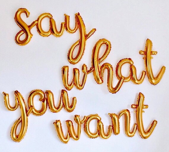 Script Letter Balloons, Gold Script letters, Script balloon letters ...