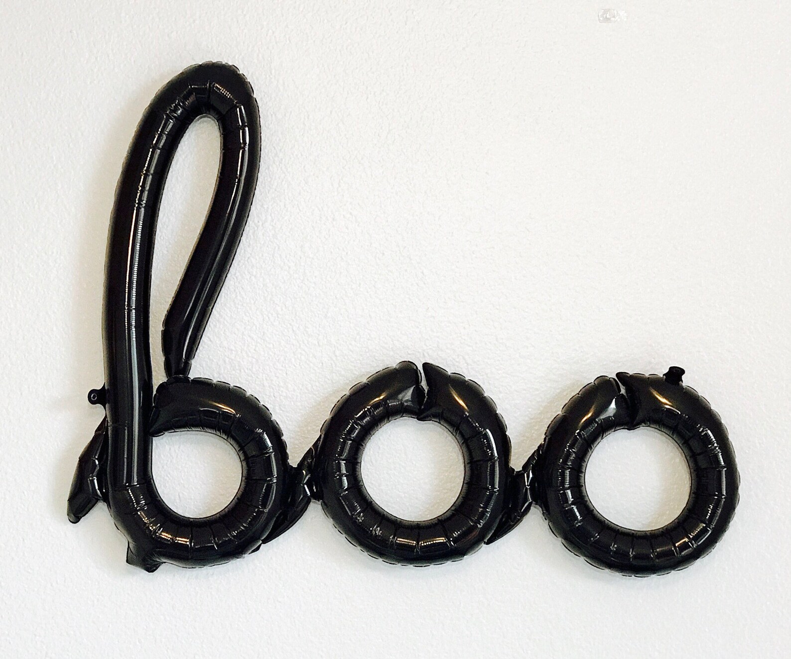 BOO Balloon Black Boo Balloon Halloween Balloons Boo Script - Etsy