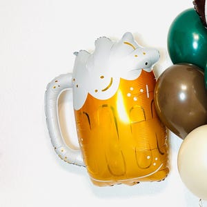 Beer Balloon Cheers and Beers Birthday 21st Bday 30th Bday Beer Mug ...