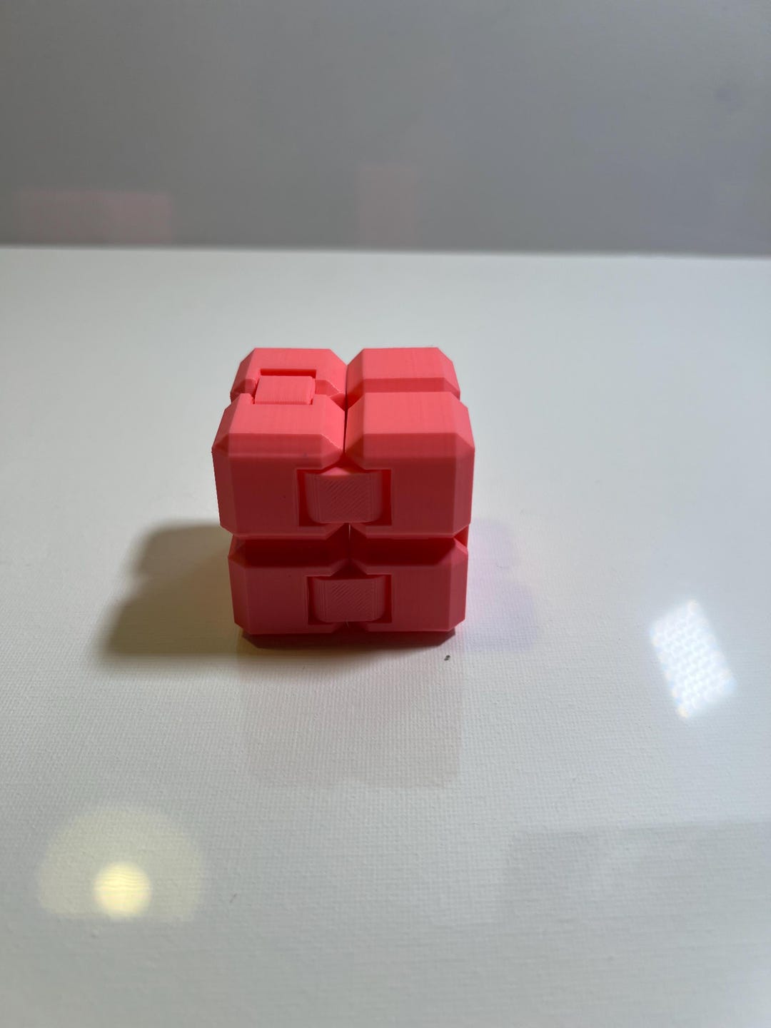 Pink Fidget Cube – 3D Printed Sensory Toy for Focus, Stress, ADHD ...