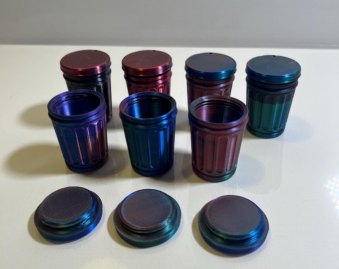 Mini Trash Can Container – 3D Printed Smell-proof Storage Jar With ...