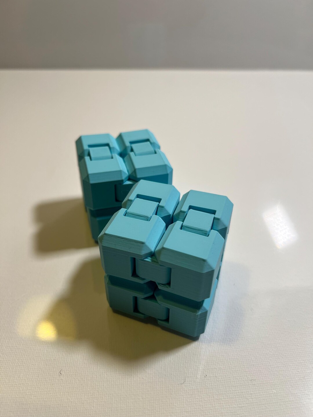 Baby Blue Fidget Cube – 3D Printed Sensory Toy for Focus, Stress, ADHD ...