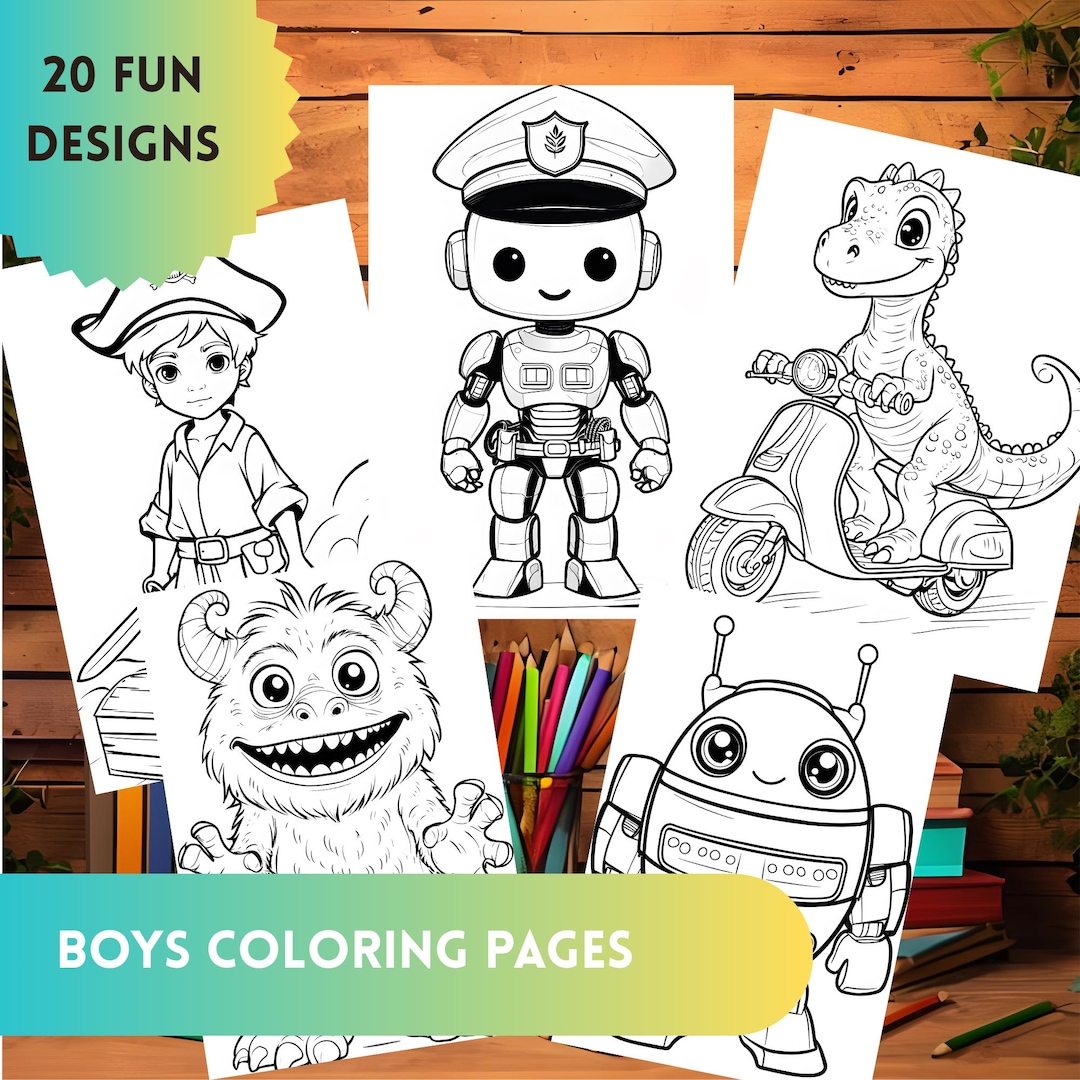 Fun Coloring Pages: Creative Designs for All Ages/boys/girls/ Adults ...