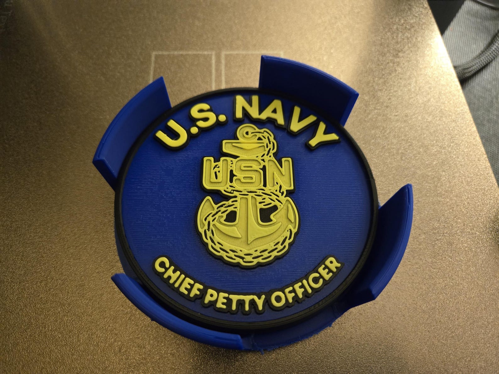 US Navy Chief Petty Officer Coasters (STL and 3MF Files Only!) - Etsy