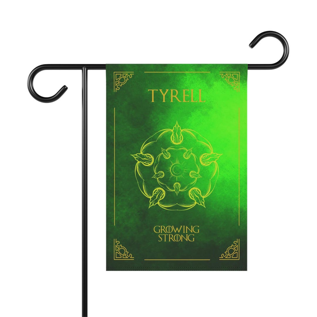 Tyrell Sigil Themed Banner, Custom Outdoor Decor, Housewarming Gift ...