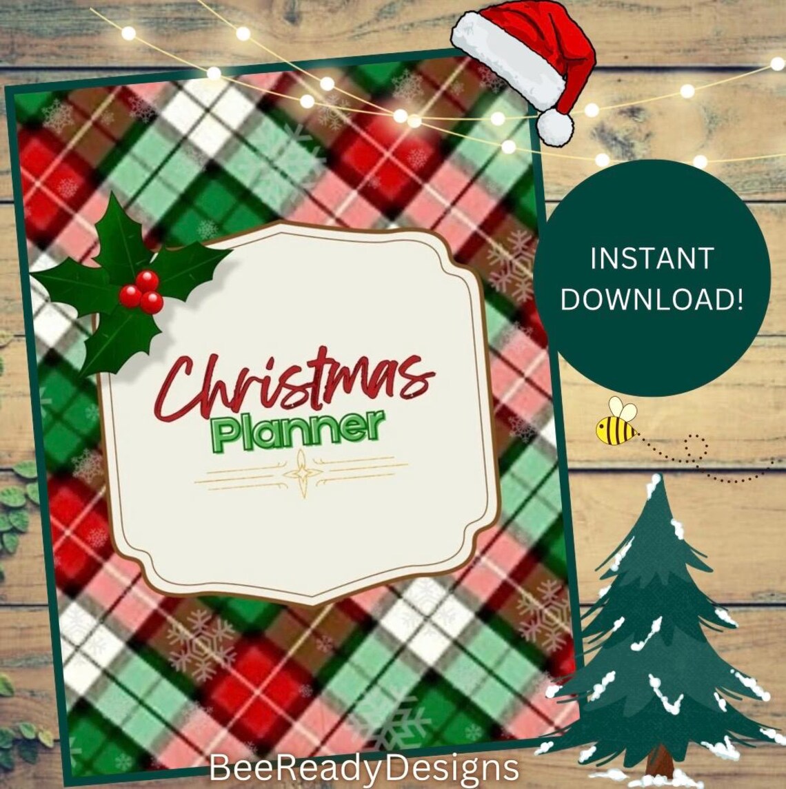 Christmas Planner Bundle Kit | Printable December Calendar, Gift List ...