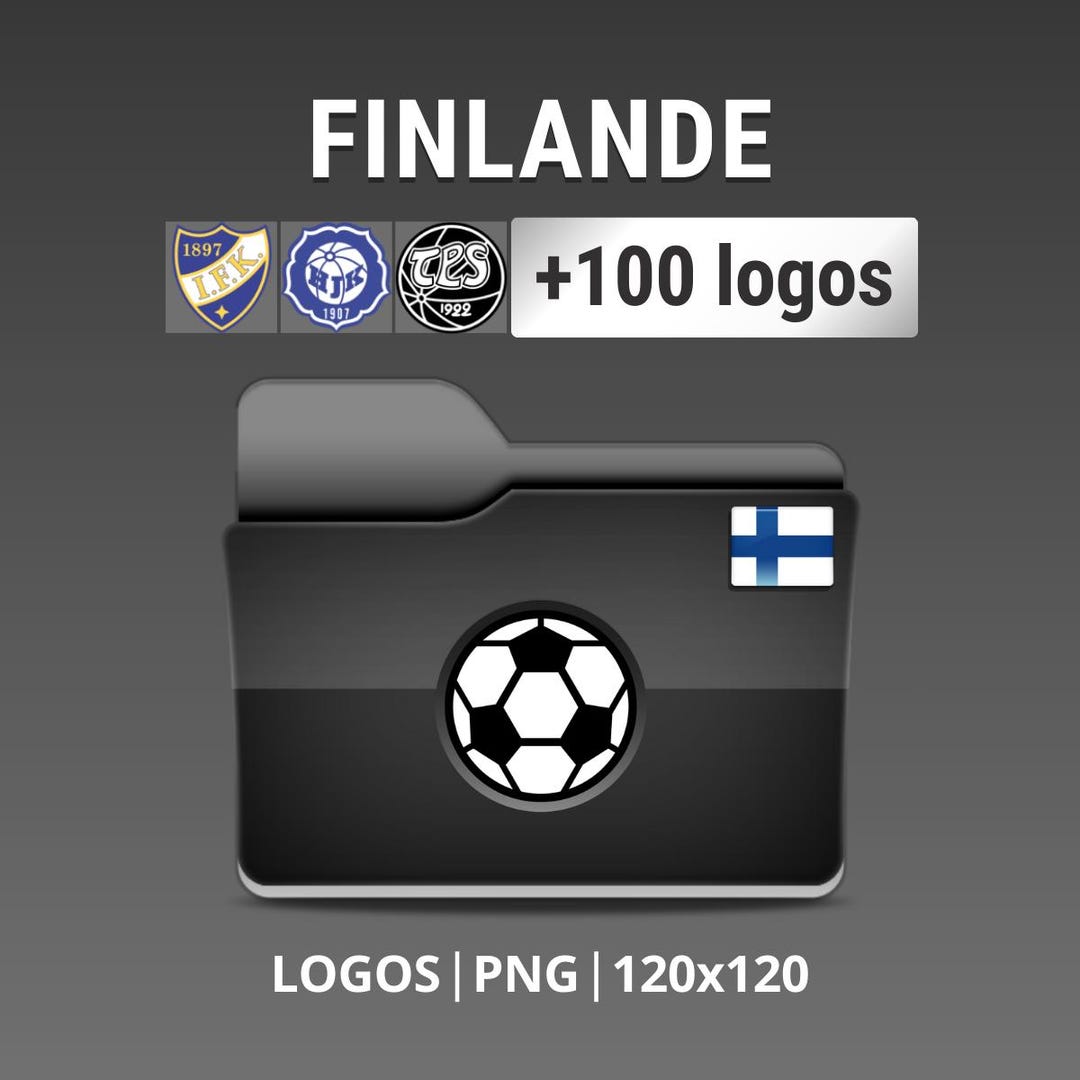 Finland - Pack of 100 Finnish Football Club Logos - Veikkausliiga - Etsy