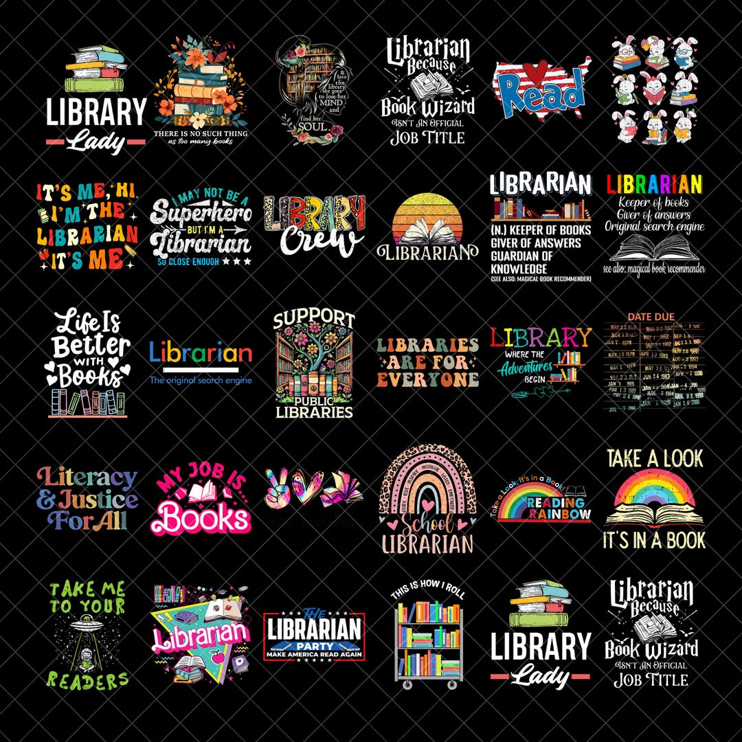 Library Png Bundle, Reading Png, Book Quote Bundle Png, Book Reading ...