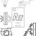 Periodic Table of Elements Coloring Book - Etsy