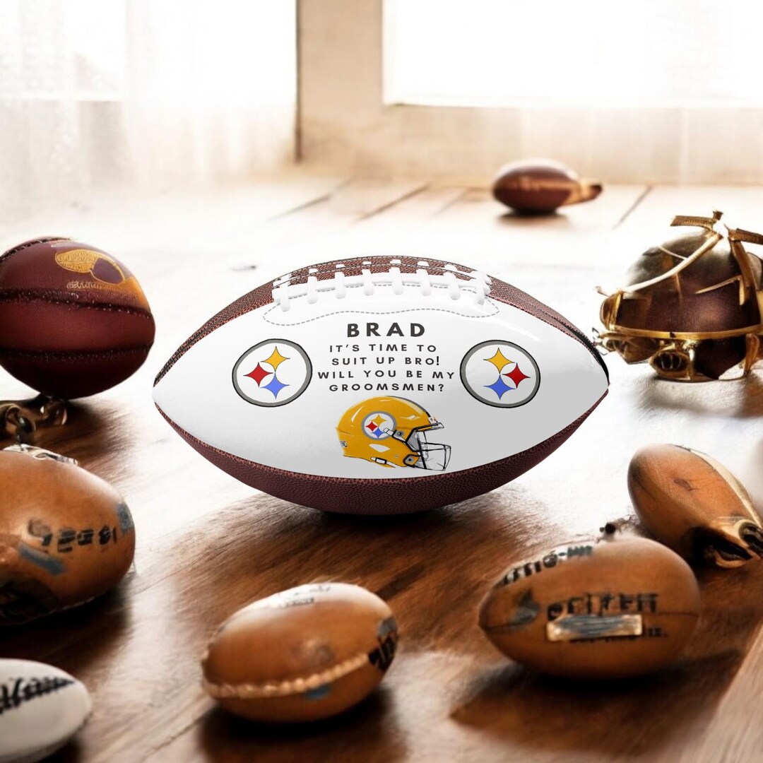 Personalized Football Groomsmen Proposal: NFL Inspired Bestman Gift - Etsy
