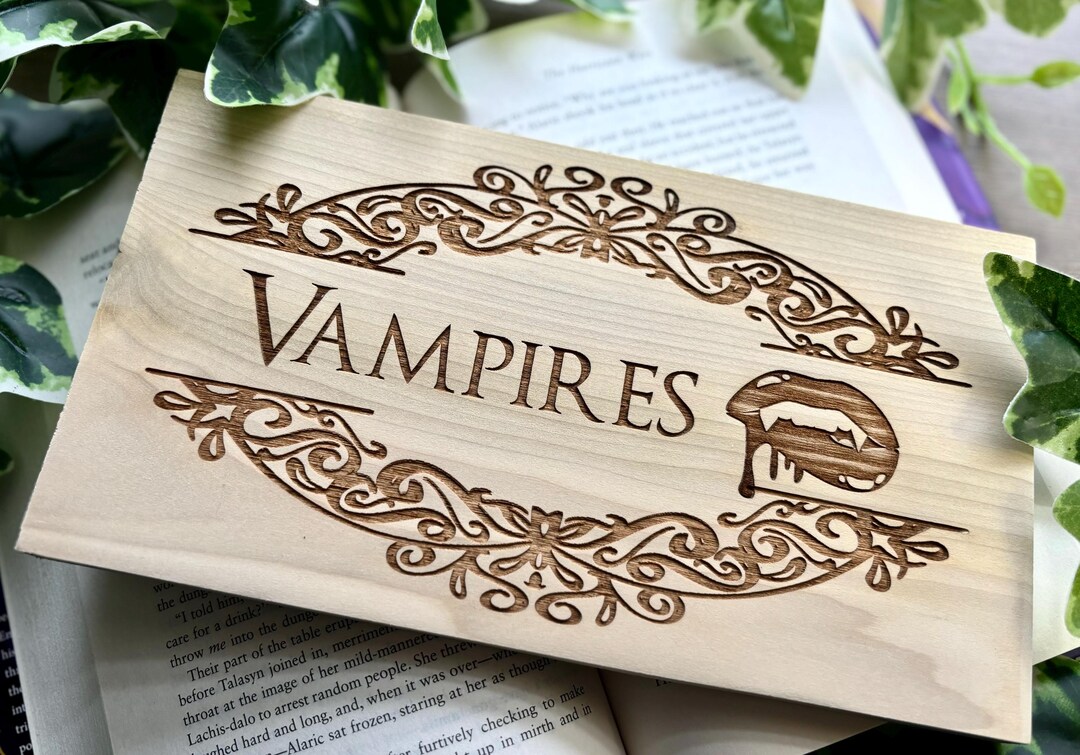 Vampires Wood Sign, Twilight Decor, Team Edward, Bookish Merch, New ...