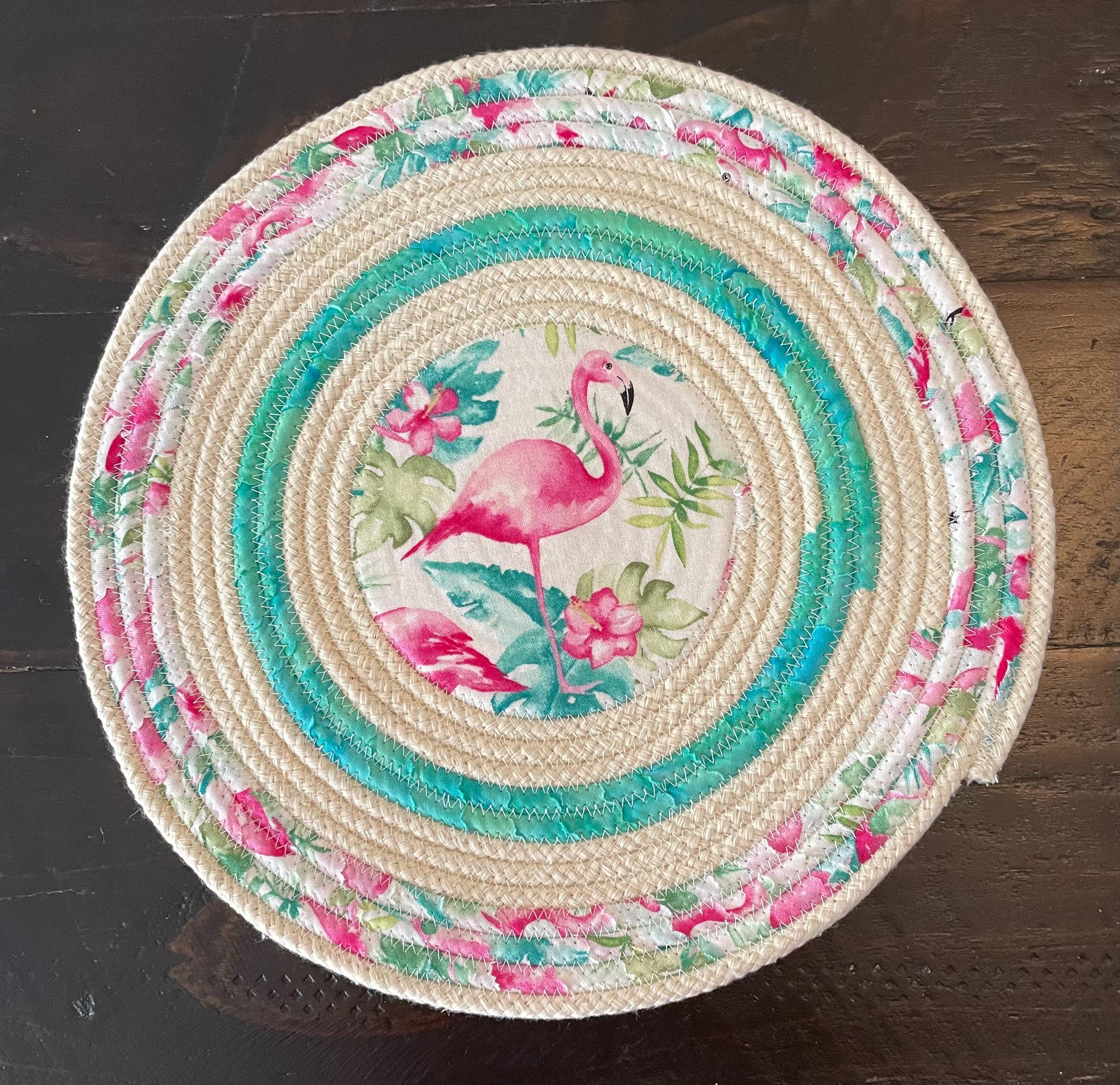 Ready to Ship Hot Pad, Trivet for Hot Dishes, Wrapped Rope Trivet, Hot ...