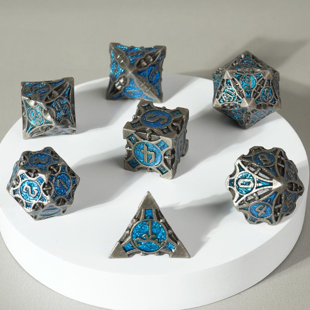 Trpg-dnd-bg3-coc-dice-baldur's Gate 3-ornament-toys-heavy-complete Dice ...