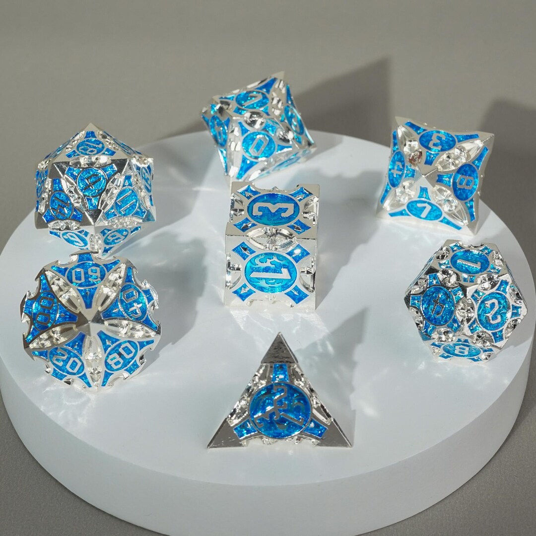 Trpg-dnd-bg3-coc-dice-baldur's Gate 3-ornament-toys-heavy-complete Dice ...